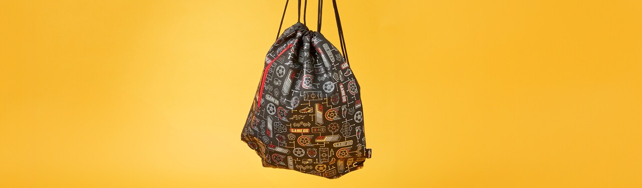 Kids Drawstring & Sports Book Bags - Fun Prints | Smiggle